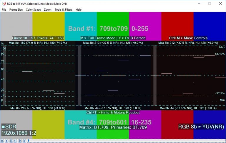 Color Bars Reference Levels – VideoQ Tech Blog